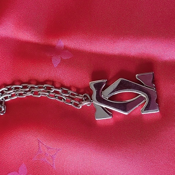 Cartier | Accessories | Cartier Double C Monogram Charm Keyring | Poshmark